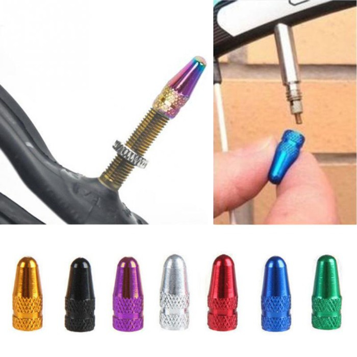 Jual TUTUP PENTIL PRESTA SEPEDA balap ALLOY EROPA SEPEDA TIRE VALVE CAP ...