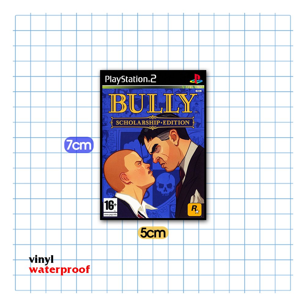 Jual Sticker Nostalgia Bully PS2 Vinyl Waterproof | Shopee Indonesia