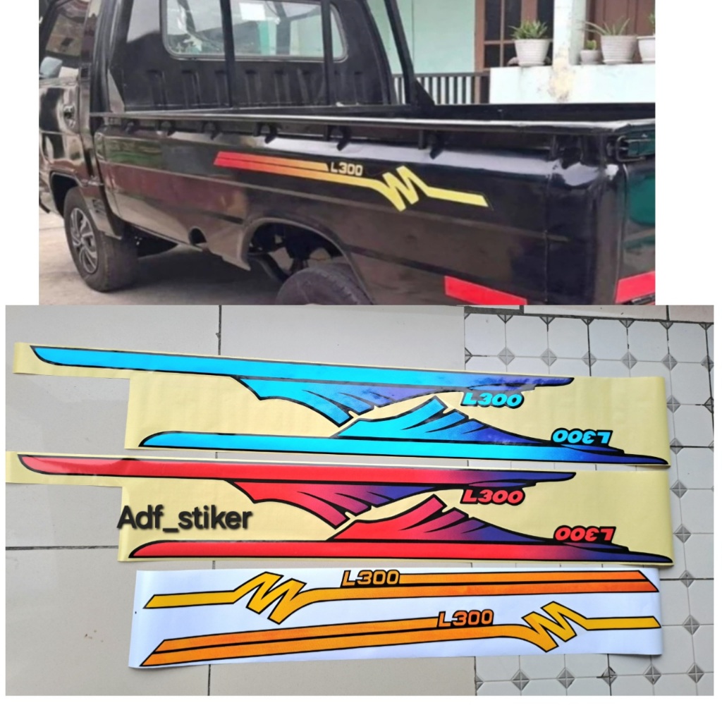 Jual stiker mitsubishi L300 bak samping / stiker L300 pick up colt l300 ... Jual stiker mitsubishi L300 bak samping / stiker L300 pick up colt l300 ...