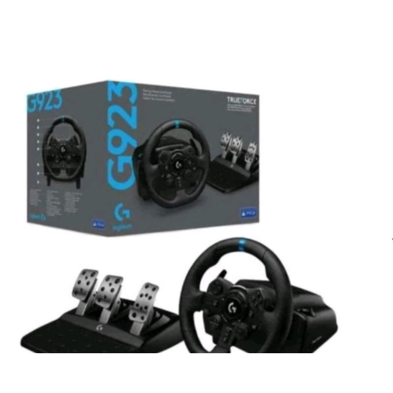 Jual Logitech's G923 Driving Force Racing Wheel - PS5 & PC + Without ...