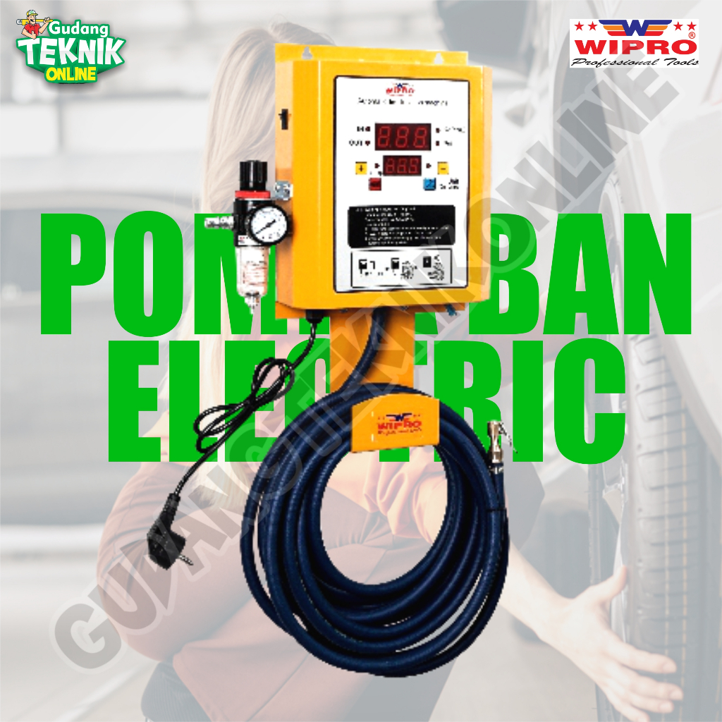Jual Automatic Tire Inflator WIPRO TN30 / Pompa Isi Angin Ban Motor ...