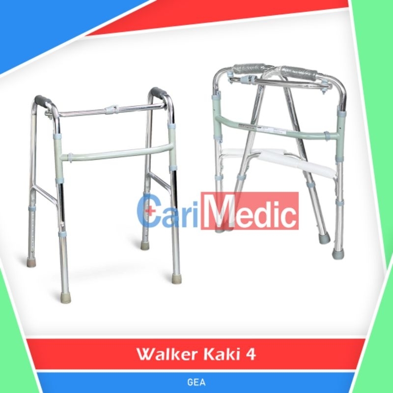 Jual Walker Roda Lipat GEA | Alat Bantu Jalan | Tongkat U Lansia ...