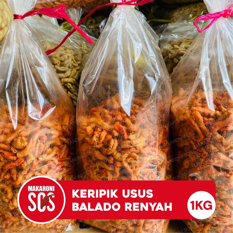 Jual Keripik Usus Ayam Crispy 1KG Rasa Balado, Kripsus Rasa Original ... Jual Keripik Usus Ayam Crispy 1KG Rasa Balado, Kripsus Rasa Original ...