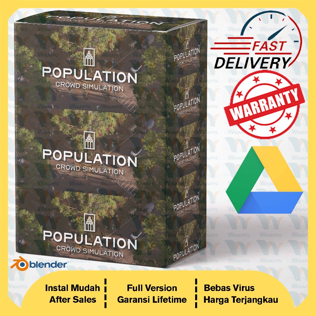 Jual Population - Human Crowd Simulation for Blender 3D | Shopee Indonesia