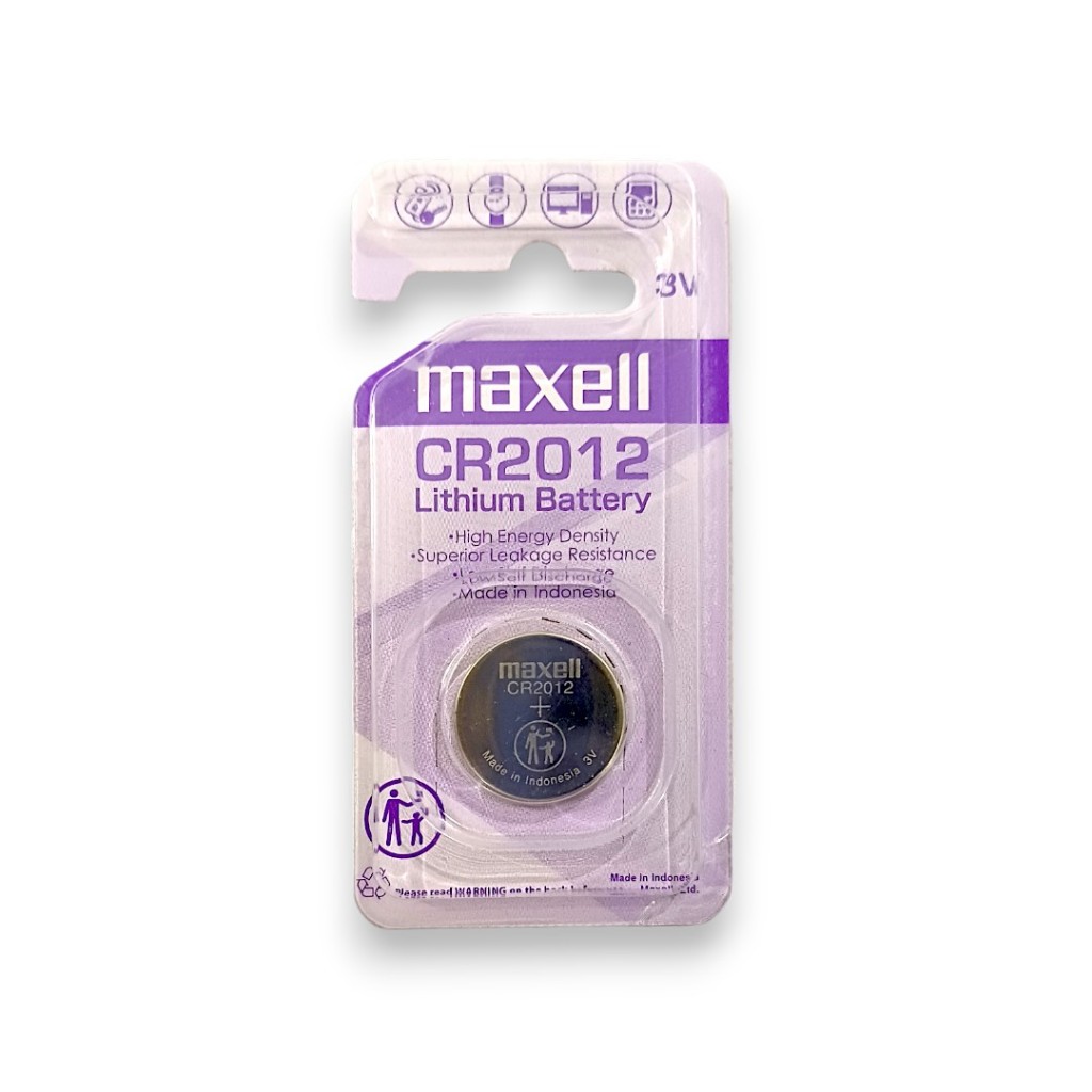 Jual Baterai CR2012 Maxell Original Battery 3V Lithium Kemasan 1pcs ...