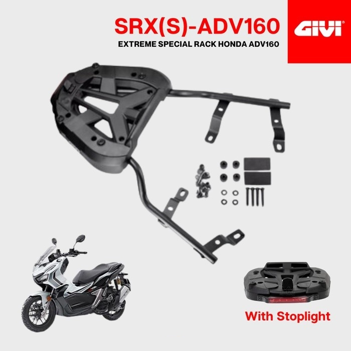 Jual Bracket Box HONDA ADV 160 (GIVI SRX (S) ADV160 With Stoplight) - Braket Extreme Special ...