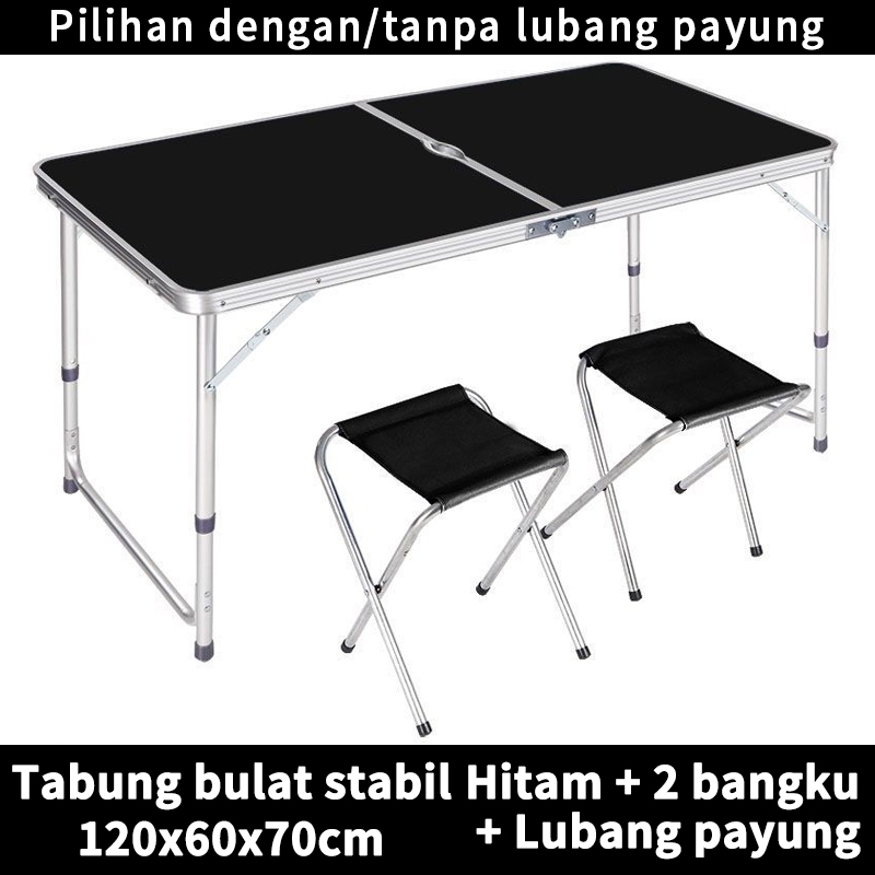 Jual ⭐COD & Garansi 1 tahun⭐Meja Lipat Portable /Meja jualan lipat /Meja Lipat Serbaguna /120 ...
