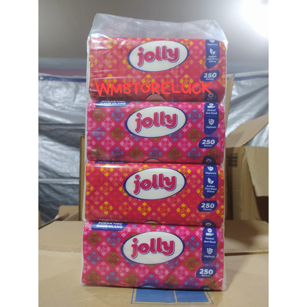 Jual 4PCS Jolly Facial Tissue 250s / Tisu wajah joly 250 sheets ...