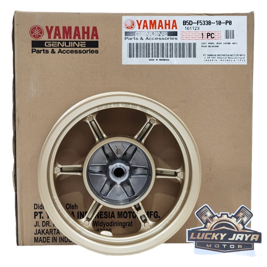 Jual Cast Wheel Rear Pelek Velg Vleg Racing Belakang Yamaha Freego ...