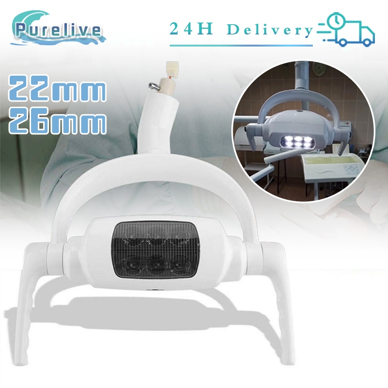 Jual Lampu Dental Unit 22mm /26mm 6 LED Dental Chairs Lights LED Sensor ...