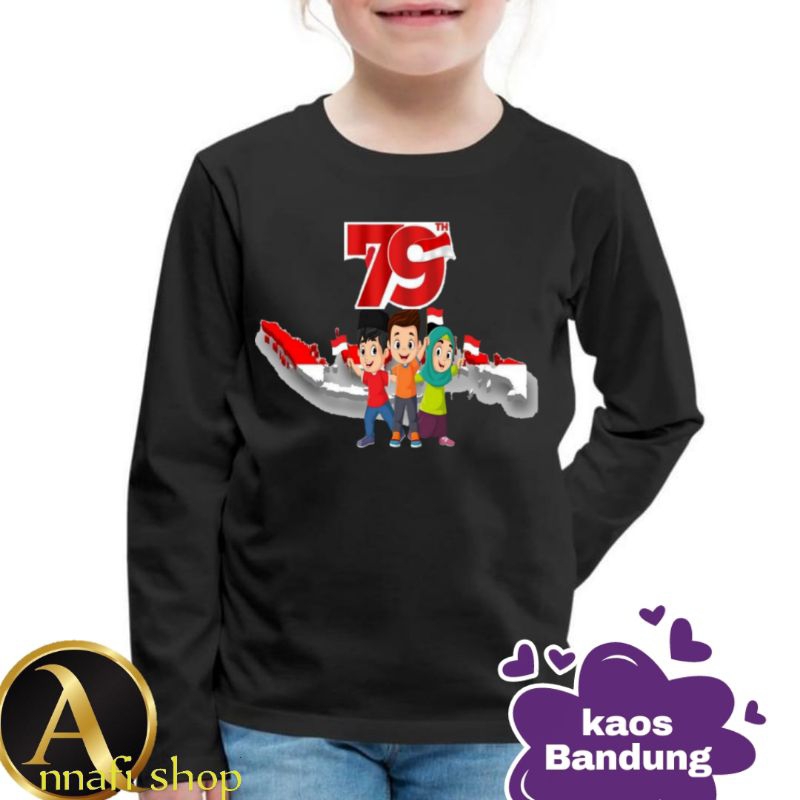Jual KAOS ANAK ATASAN LENGAN PANJANG 17 AGUSTUS 2024 USIA 2 -10TH PREENAMA | Shopee Indonesia
