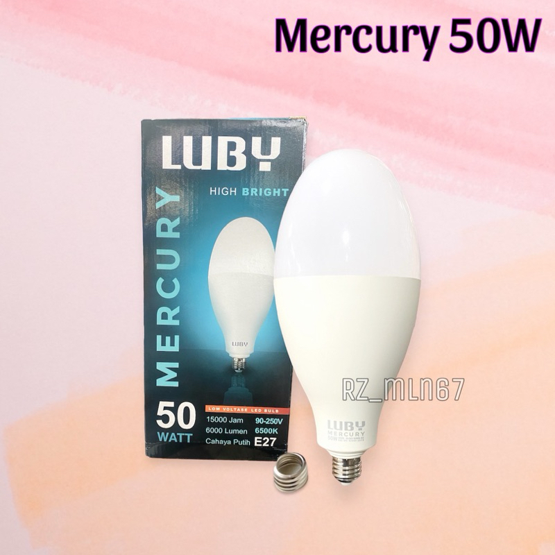Jual Lampu LED Mercury Luby 50watt | Shopee Indonesia