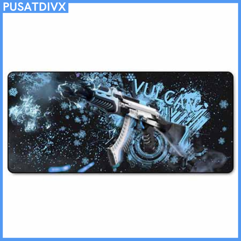 Jual SANJI GAMING MOUSE PAD XL VULCAN AK47 DESK MAT 800 X 300 X 2 MM ...