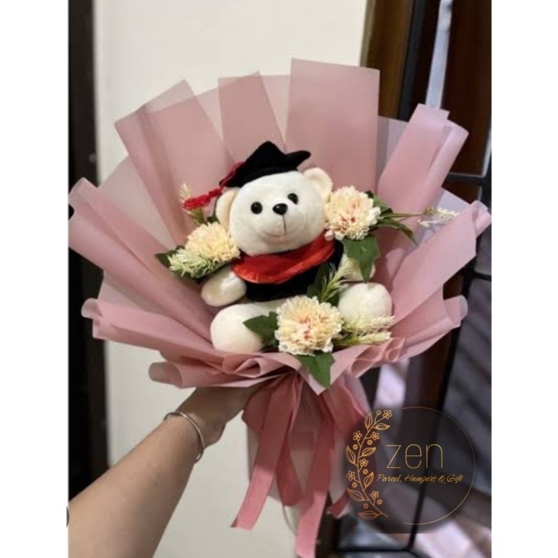 Jual buket boneka wisuda custom (Medium) | Shopee Indonesia