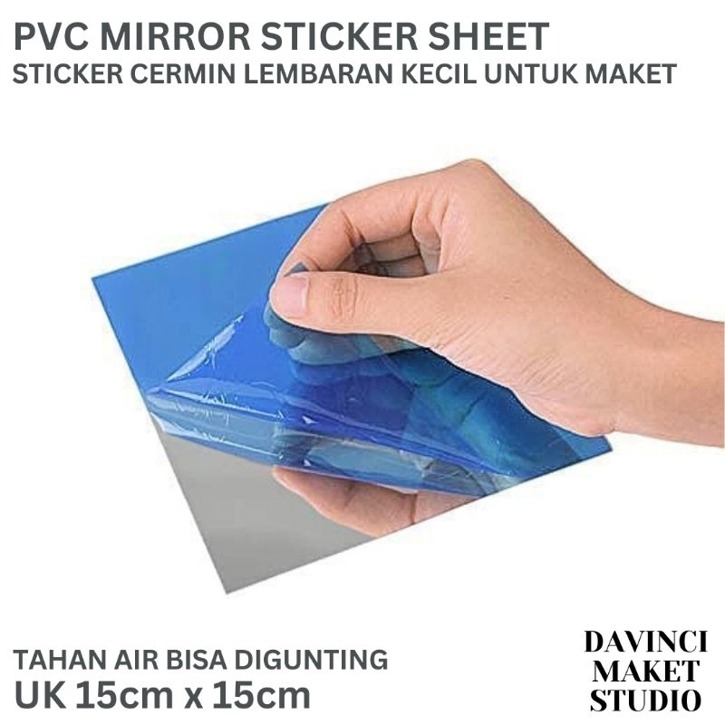 Jual Stiker Kaca Cermin Maket Diorama Miniatur - Mirror Sticker PVC ...