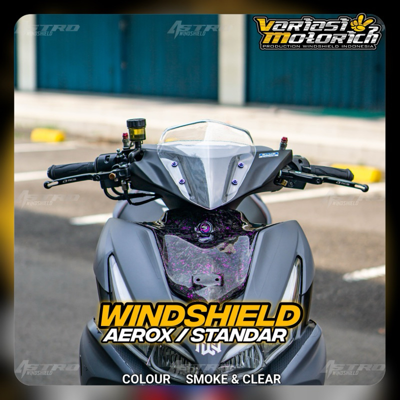 Jual visor Aerox (TEBAL 3MM) - visor Aerox bening - visor Aerox standar ...