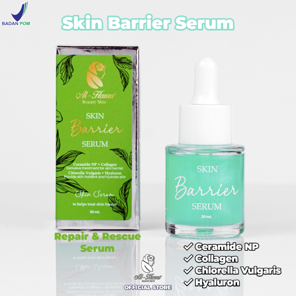 Jual [ALHAURA] Skin Barrier Serum Ceramide NP Collagen Chlorella ...
