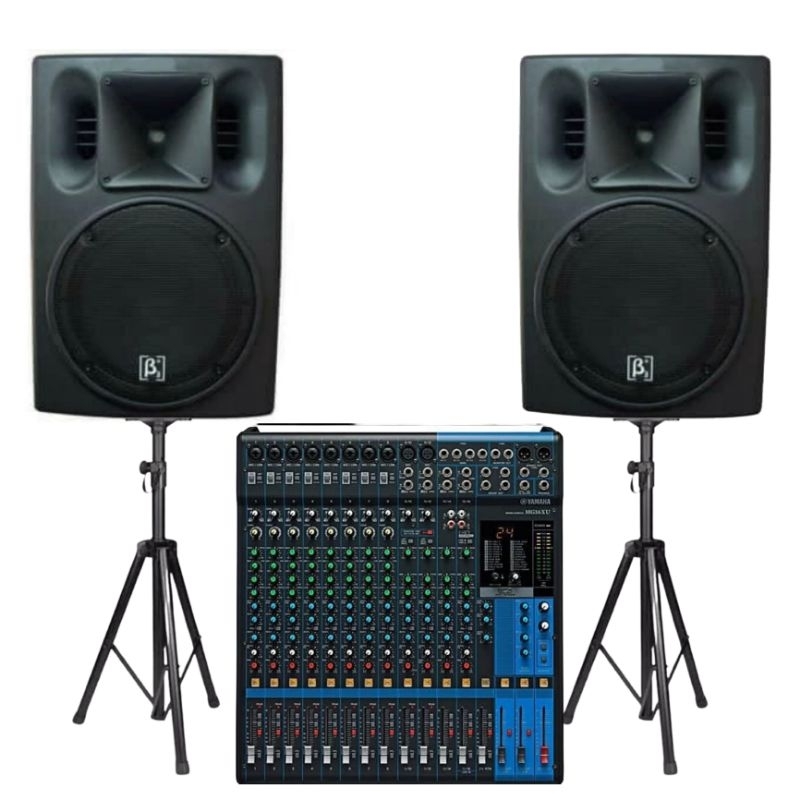 Jual Paket speaker aktif Beta 3 15 inch Mixer 16 channel yamaha ...