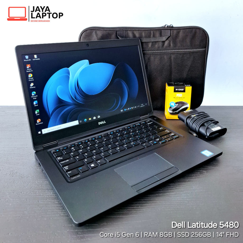 Jual Dell Latitude 5480 Core i5 Gen 6 RAM 8GB SSD 256GB 14 inch FHD Laptop Second Bekas Murah ...