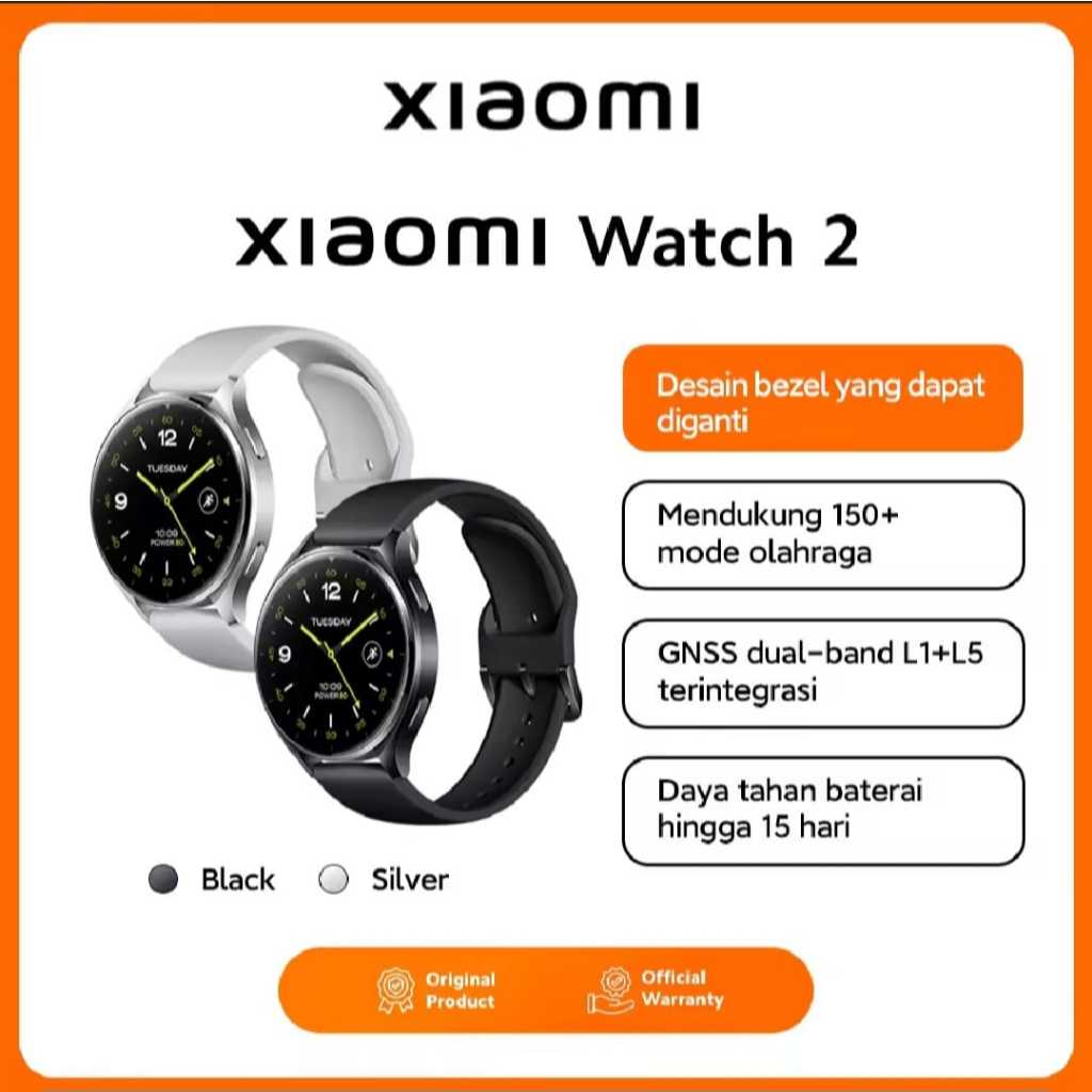 Jual Xiaomi Mi Watch 2 Smartwatch Snapdragon W5+ Gen1 - Garansi Resmi ...
