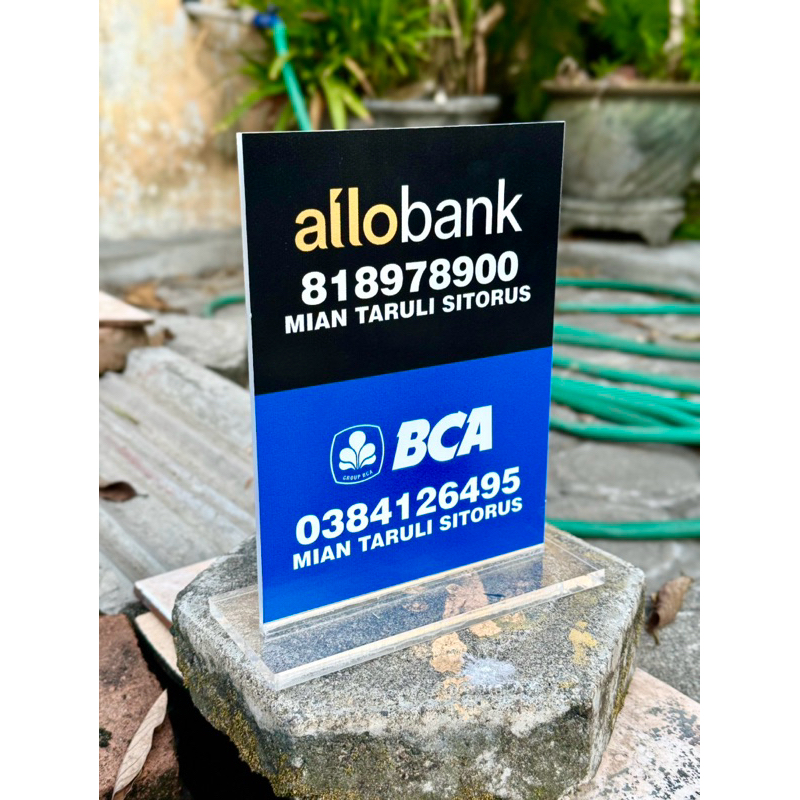 Jual AKRILIK MEJA AKRILIK REKENING BISA CUSTOM UKURAN 15x20CM BAHAN ...