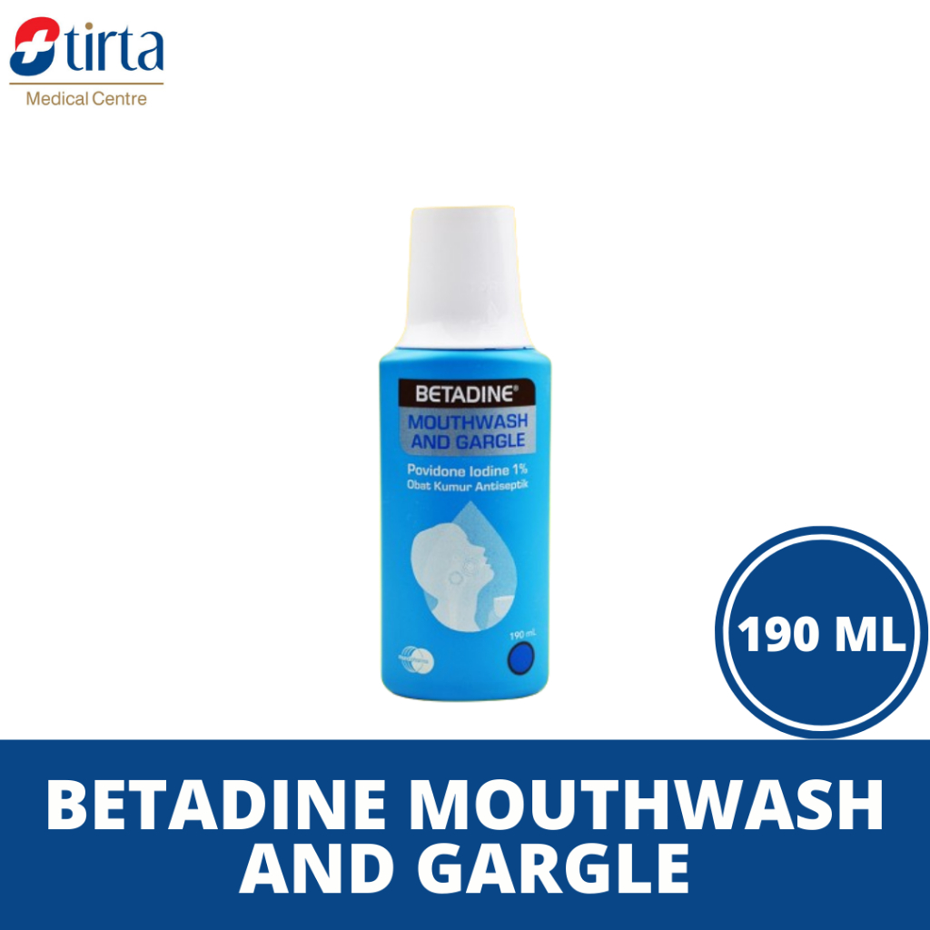 Jual Betadine Mouthwash and Gargle - Obat Kumur Antiseptik | Shopee Indonesia