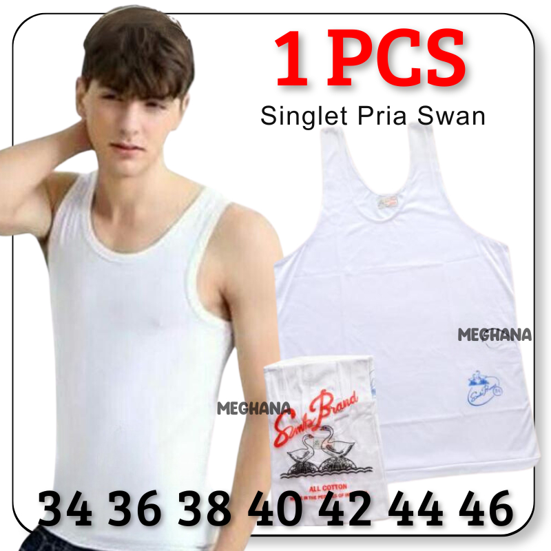 Jual SINGLET SWAN BRAND / KAOS DALAM SWAN BRAND FULL KATUN PREMIUM ...