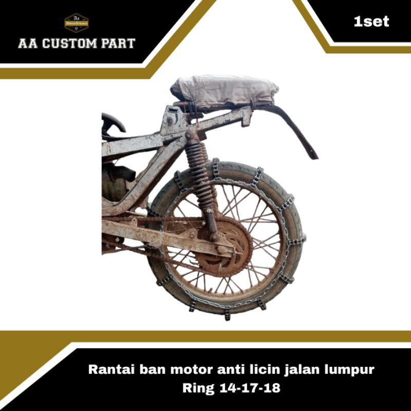 Jual RANTAI BAN MOTOR ANTI SLIP JALAN TANAH PEGUNUNGAN RING 14-17-18 ...