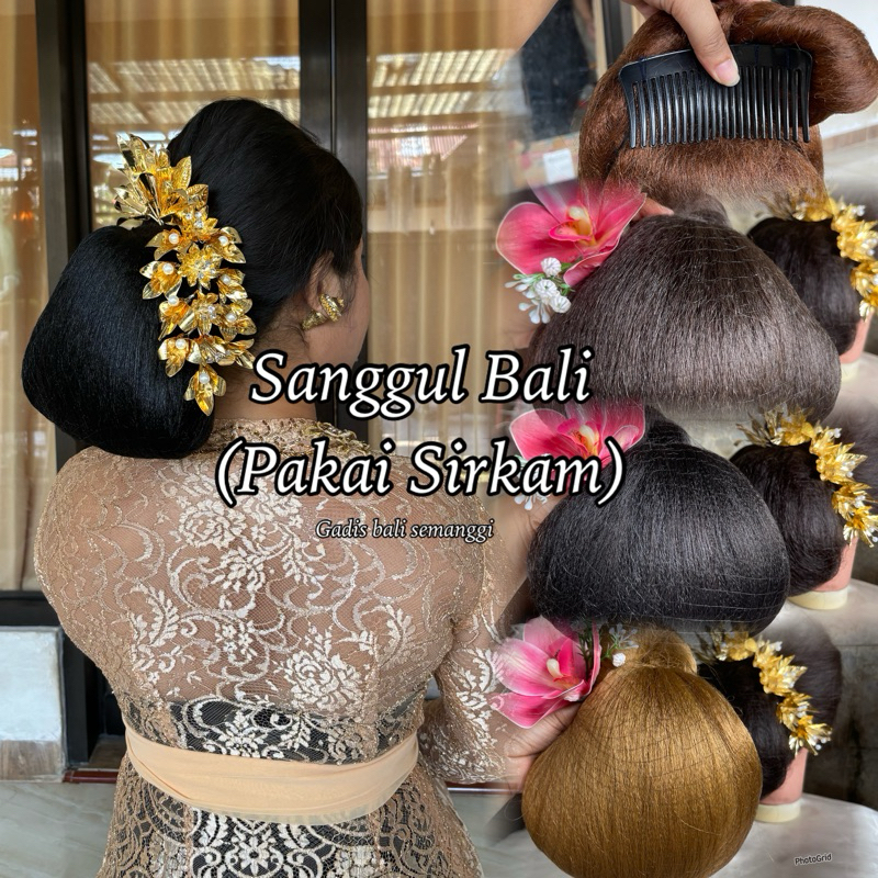 Jual sanggul bali sirkam / sanggul praktis/ sanggul bali | Shopee Indonesia