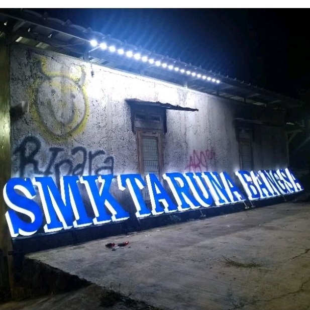 Jual akrilik huruf timbul LED . LED huruf timbul . akrilik huruf nyala ...