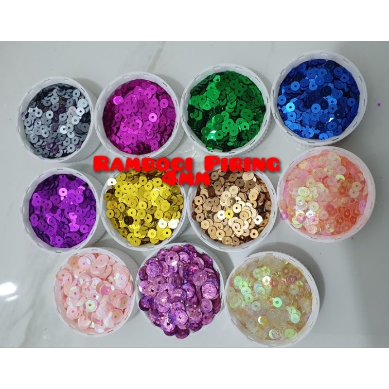 Jual RAMBOCI PIRING BULAT KOIN DOLLAR 4MM RAMBOCI sakura 6mm bunga ...