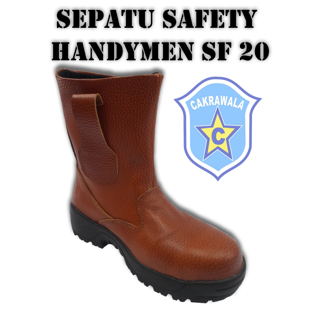Jual Sepatu Safety Kulit - Handymen SF 20 boot safety shoes kulit asli ...