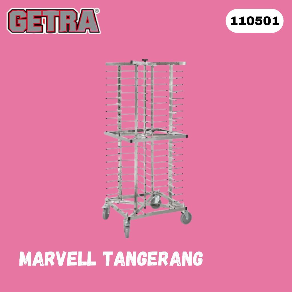 Jual GETRA 110501 S/S Gastronom / Bakery Trolley Untuk Piring Nampan ...