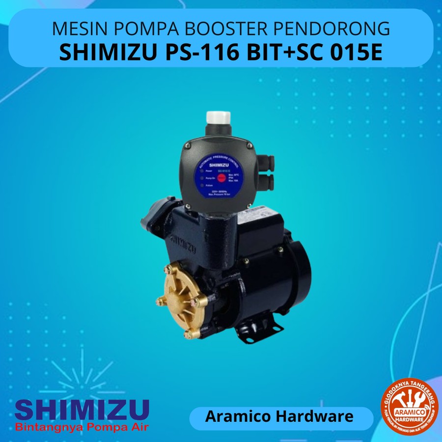 Jual Pompa Pendorong Booster Shimizu PS 116 BIT+ Pressure Control SC ...
