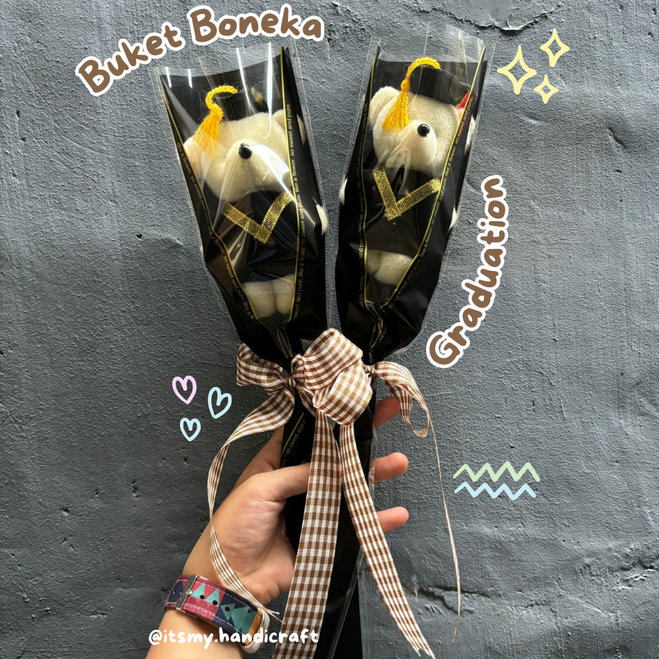 Jual (READY STOCK) BUKET BONEKA WISUDA | HAND BOUQUET | BUKET BONEKA ...