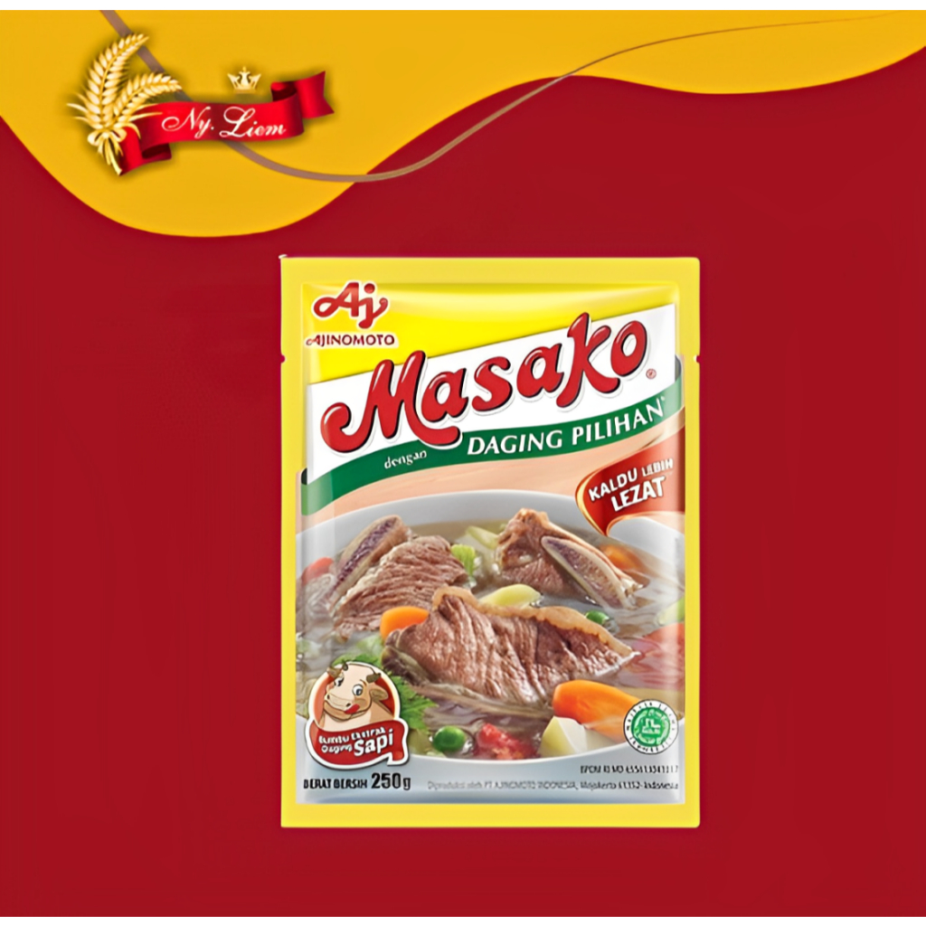Jual MASAKO Penyedap Rasa Sapi 250 gr | Shopee Indonesia