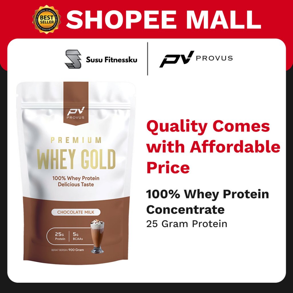 Jual Provus Premium Whey Gold 900gr - Whey Protein Concentrate | Shopee ...