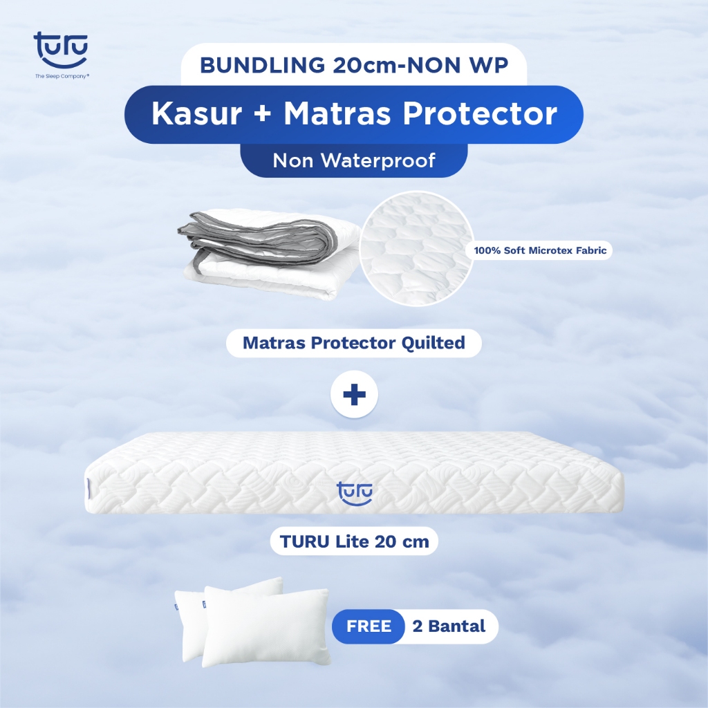 Jual Turu - Kasur Base Support Foam TURU LITE ukuran 160x200 (Queen Size) Free Bantal | Shopee ...