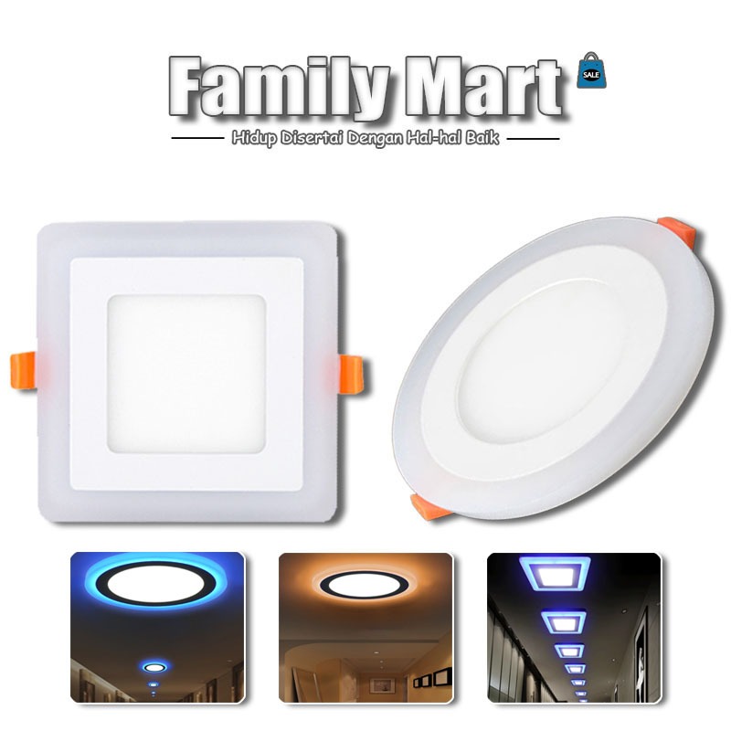 Jual Family Mart DOWNLIGHT LED PANEL / DOWNLIGHT LED 2 WARNA / Lampu ...