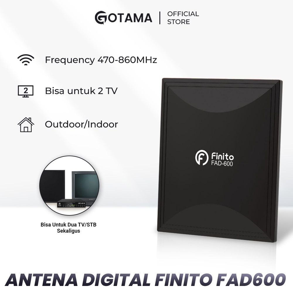 Jual Gotama Antena Digital Indor Dan Outdor Type Finito 600 Free Kabel