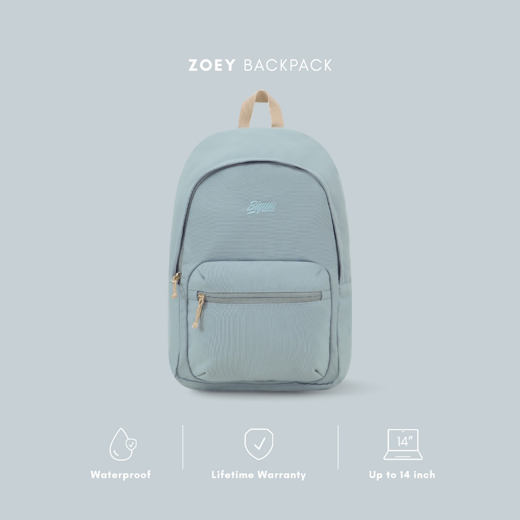 Jual Bigmo Tas Ransel Wanita Water Resistant Water Proof Zoey Sea Salt ...
