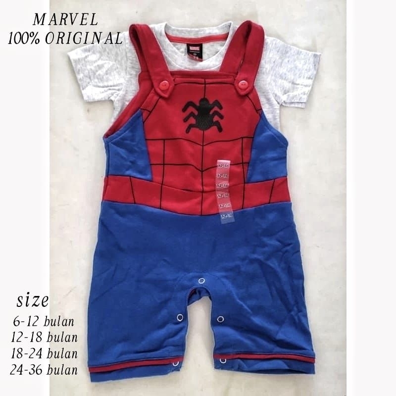 Jual Disney & Marvel Chibi superheroes overall anak | Shopee Indonesia