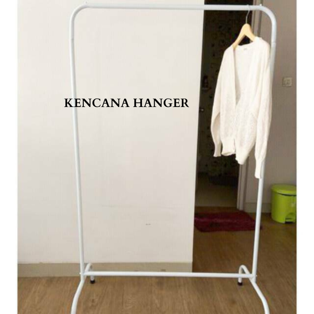 Jual Gawang Baju Besi Putih Minimalis Full Coating Display Model KIA ...