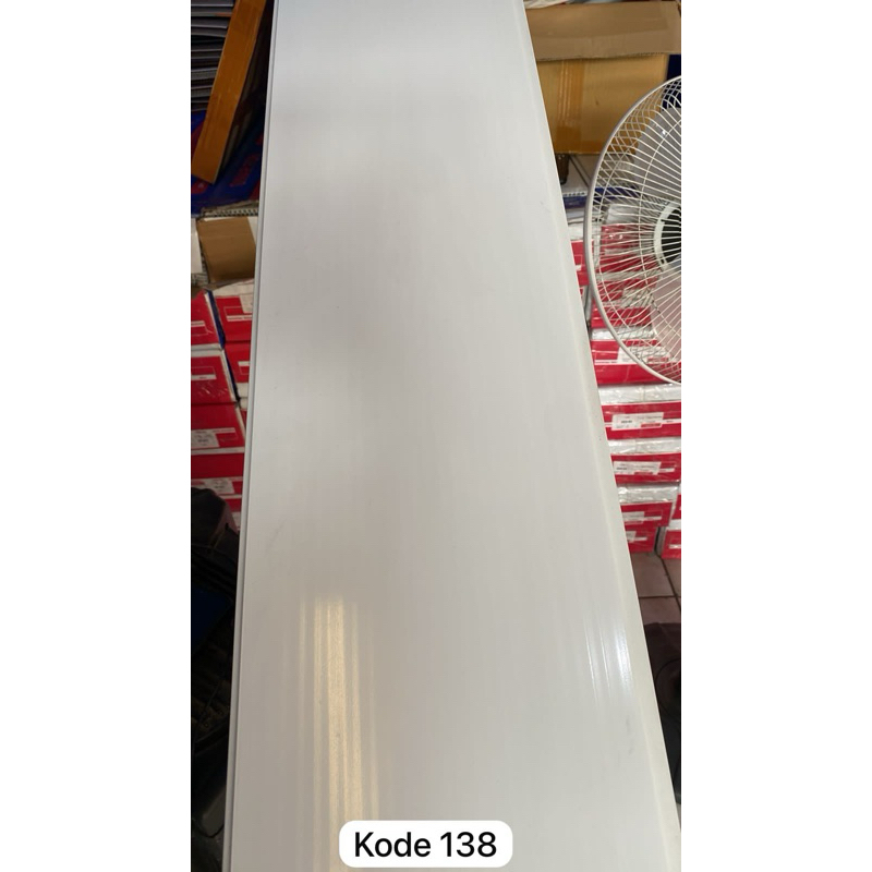 Jual Plafon pvc putih polos glosy kode 138 | Shopee Indonesia