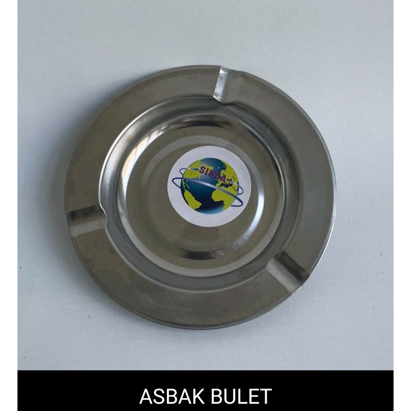 Jual ASBAK ROKOK BULET STAINLESS TEBAL CAFE WARUNG RUMAH | Shopee Indonesia