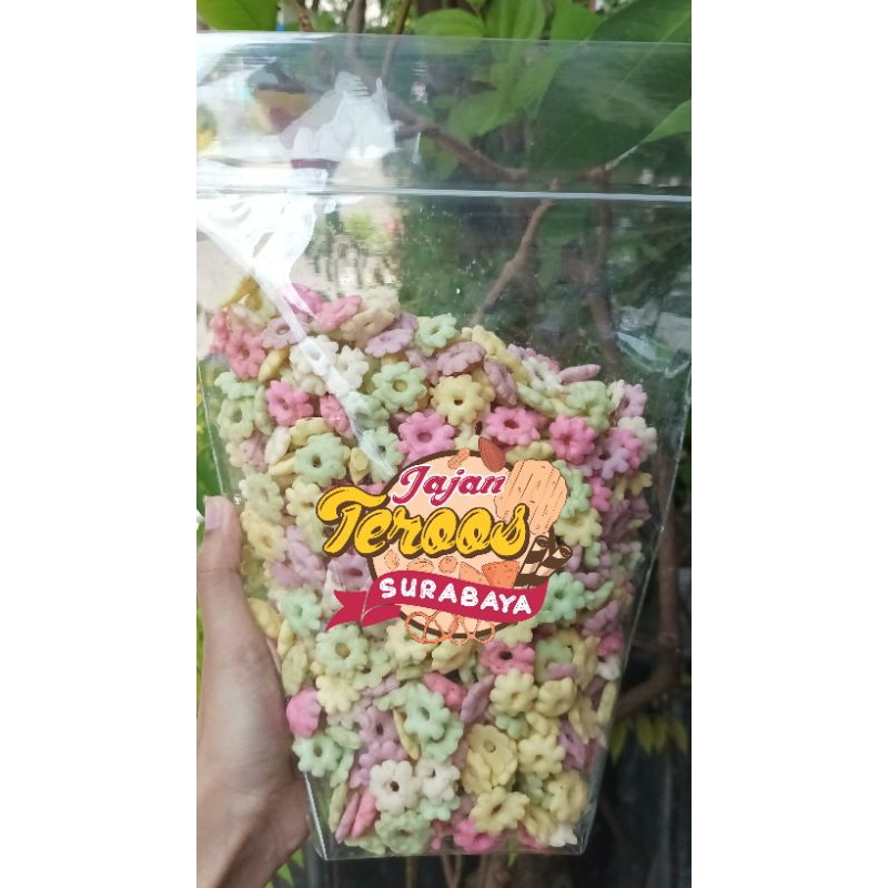 Jual Pilus Sakura Warna Warni 500 Gram Snack Jadul | Shopee Indonesia