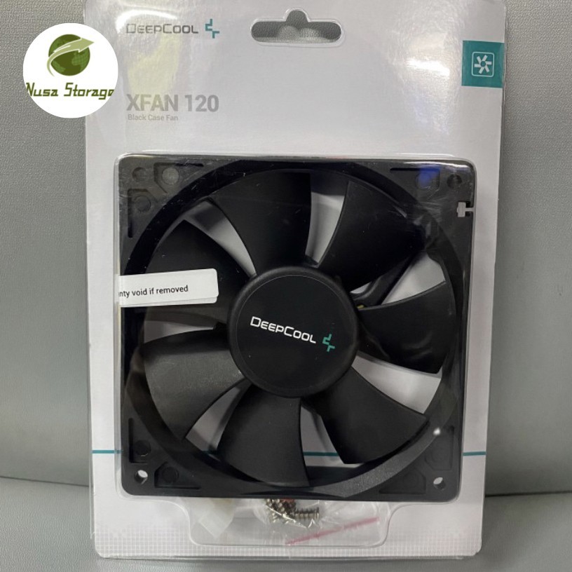 Jual Fan Casing 12 Cm DeepCool XFan 120 Black Case Fan CPU Komputer 120 ...