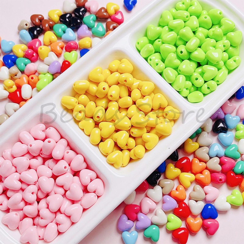 Jual [COD Ready stock] 30pcs10mm Manik-manik Akrilik Berwarna Bentuk ...