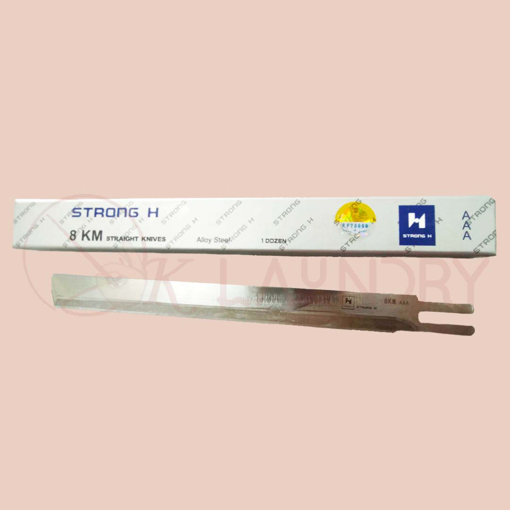 Jual Pisau Mesin Potong Tegak Berdiri Bahan KM 8 inch Strong H 1 Lusin | Shopee Indonesia