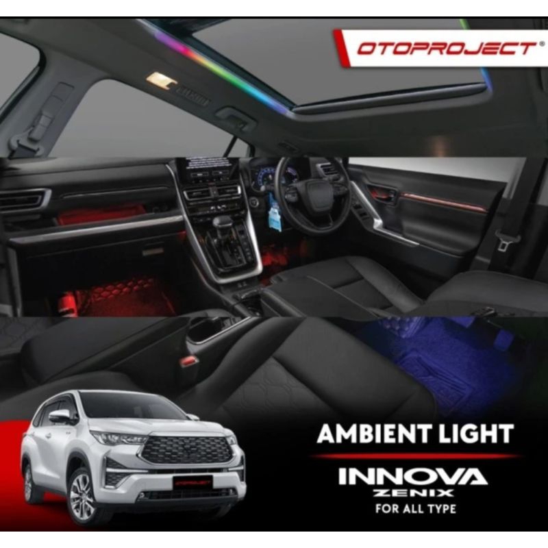 Jual Otoproject Ambient light Led Rgb Interior Mobil Innova Zenix Type ...